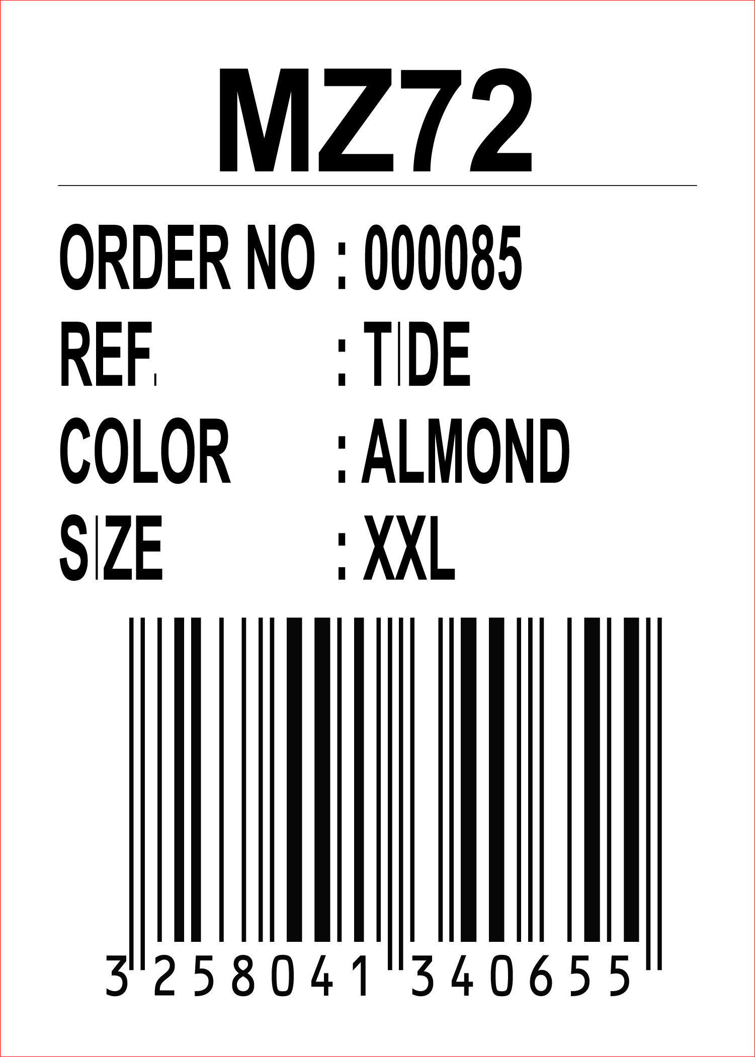 Sticker R7 3631